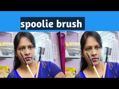 Beauticiancourse day72/howto use spoolie brush/ eyebrows/lakshmimakeover|