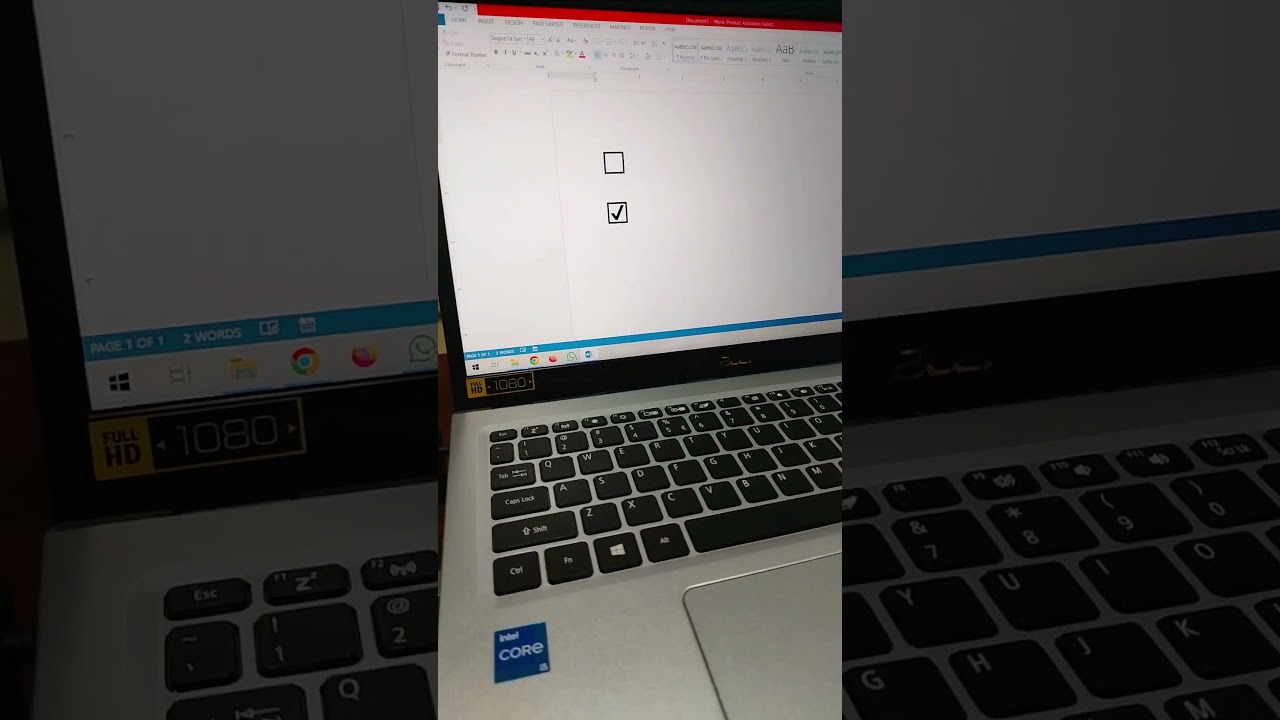 How to Insert Checkbox Symbol to Word Using Shortcut Keys.. 💻😎 #word #checkboxes #shortcutkeys