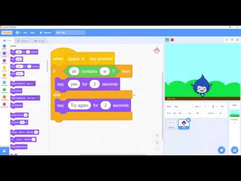 شرح Scratch Programming Lesson 33 If Else Statement املثة عن استخدام اداة الشرط اف ايلس في لغة ...