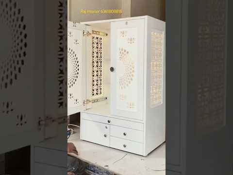 Indian पूजा मंदिर pooja Mandir design #trending #shorts #youtubeshorts @RAJ-INTERIOR