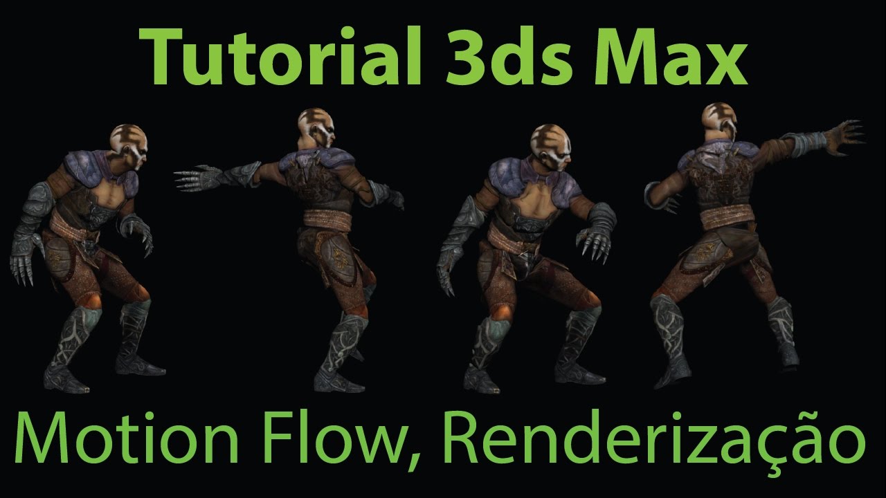 Tutorial 3ds Max: Combinando e Exportando Animações (Renderização e Motion Flow) PT-BR