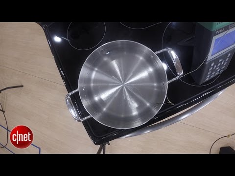 This compact and consistent electric range cooks with style