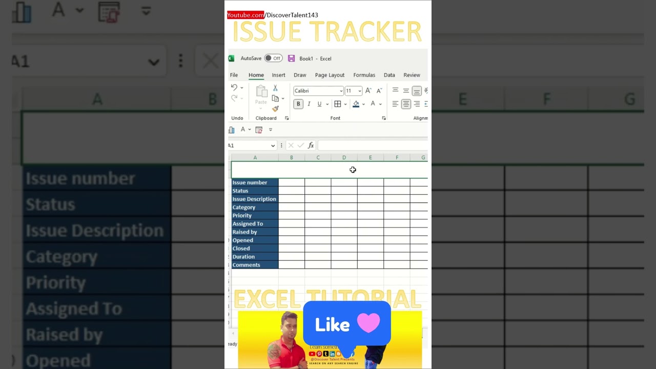 Issue Tracker Template Excel | Issue Tracker Template XLS | Issue Tracker Template Free Download