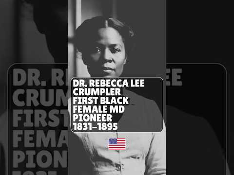 Dr Rebecca Lee Crumpler - How to Disappear a Black Female Pioneer #blackhistory #facts #history