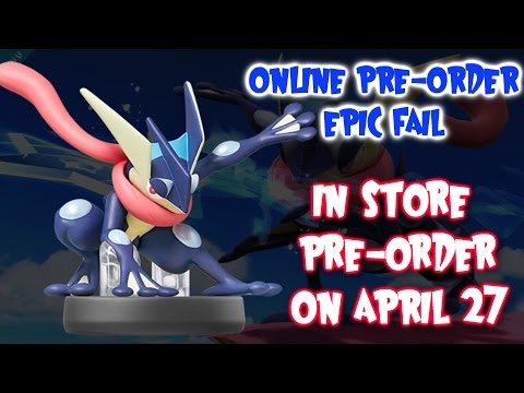 Greninja Amiibo In Store Pre-order Available On April 27