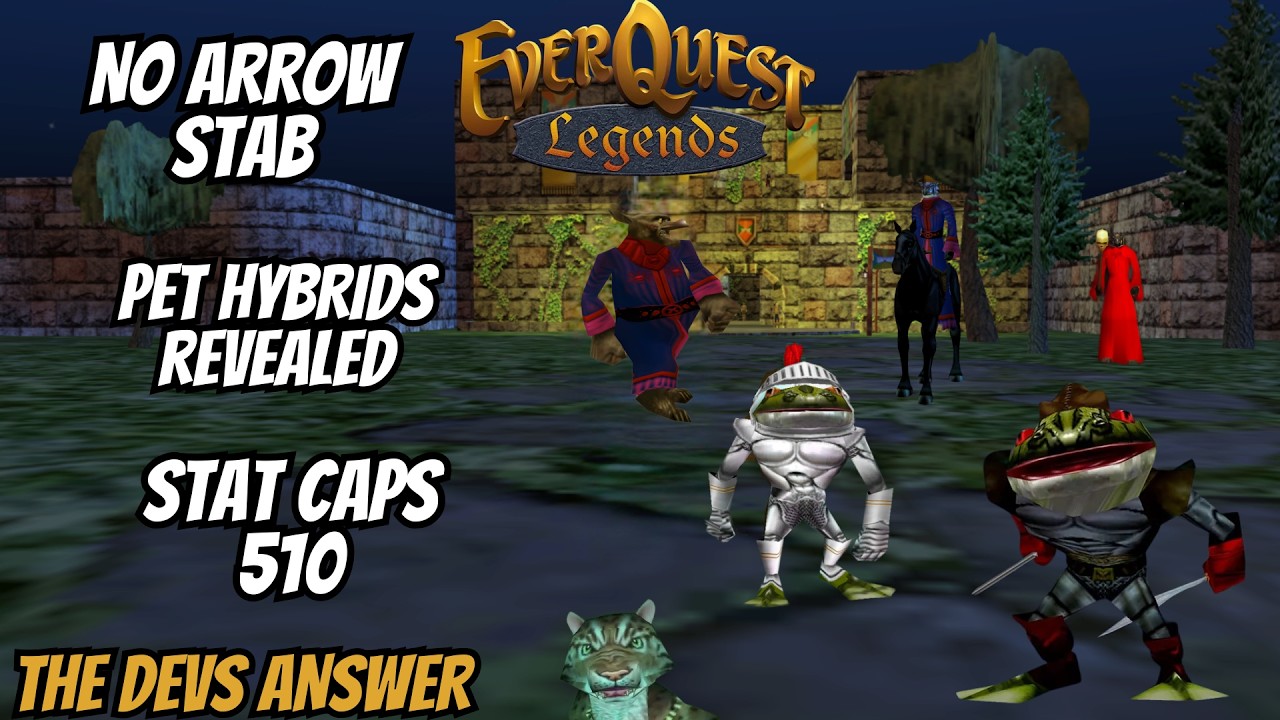 EverQuest Legends The Devs Answer PT.19 | EverQuest Pet Hybrids Revealed, Stat Cap 510, + More