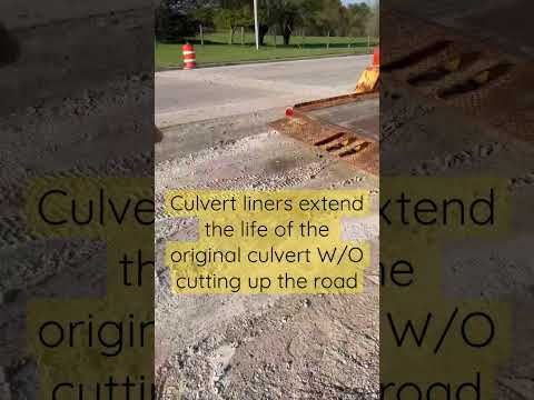 Culvert liner and abandonment grouting