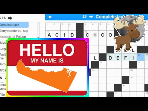 Crossword Time! 'State Your Name' Puzzle from 04/04/22 Motto Clue