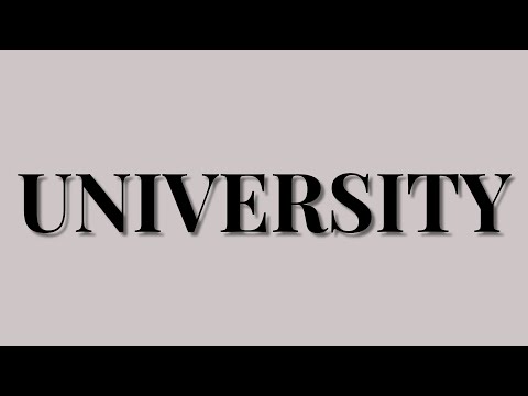 How to Pronounce University
