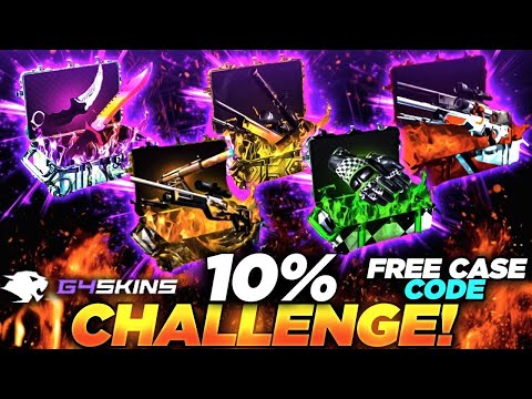 G4SKINS 10% CASE OPENING AND FREE CASE CODE !! ?! | G4skins Promo Code 2025 | G4skins Case Opening |