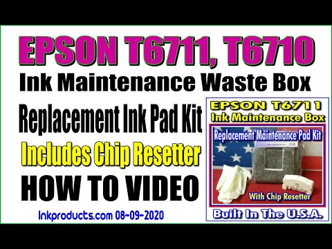 Epson T6711 Ink Waste Pad Replacement Kit