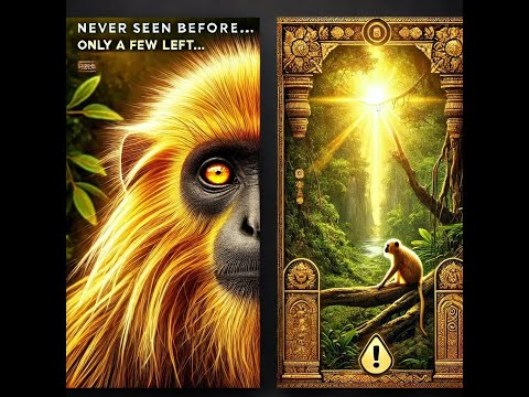 "Golden Langur – The Rarest Sacred Monkey on Earth"