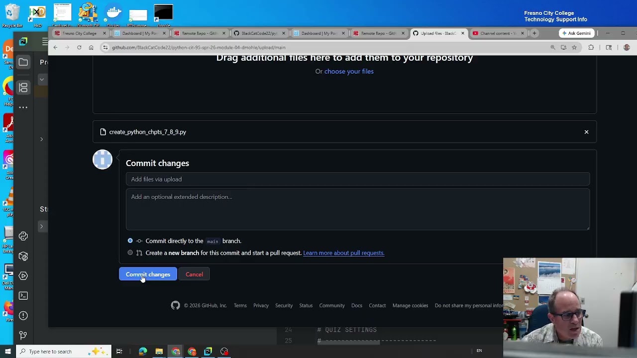How to Upload Python Homework to GitHub Classroom