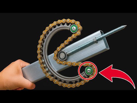 Shocking Invention of a 65 Year Old Citizen! Turns Chain Sprocket Into Unique Tool