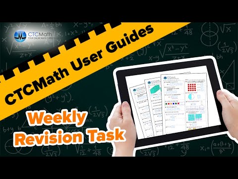 CTCMath: Weekly Revision Tasks
