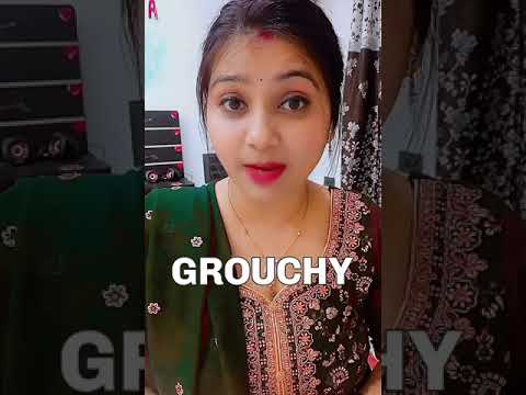 Word Of The Day-25 (GROUCHY)#shorts #wordoftheday