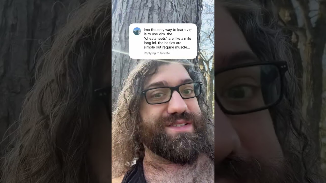 learning vim! my thoughts and why cheat sheets are overwhelming