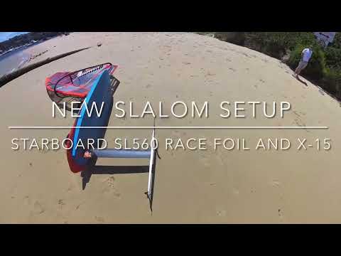First impressions of the new Starboard X-15 & Slalom SLR 560 Evolution Race foil power by a HG5 6m