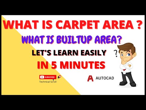 What is Built up area and Carpet area || In Hindi