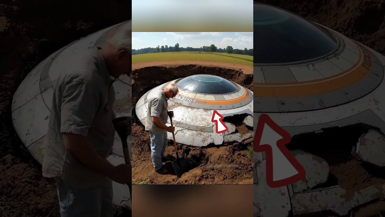Farmer Discovers UFO Crash in His Field! #Alien #UAP #UFO #ufocatcher