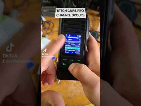 BTECH GMRS PRO CHANNEL GROUPS