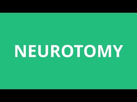 How To Pronounce Neurotomy - Pronunciation Academy