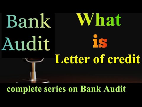 what is letter of credit? Letter of credit क्या है?#bankaudit #concurrentaudit #LC #bank