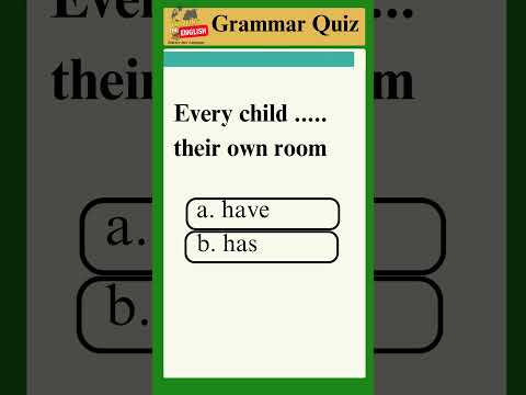 Grammar Quiz: "Every" grammar point #shorts #short #shortvideo