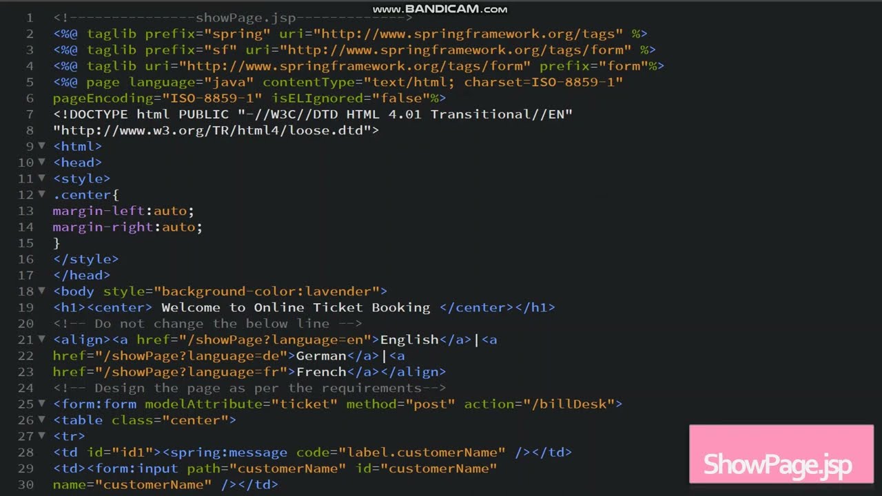 Movie Ticket Booking - V1