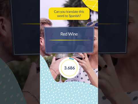 Pop Quiz: 'Red Wine' in Spanish is... #Short