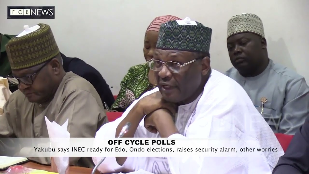 DETAILS: 57 days to EDO, ONDO OFF CYCLE POLLS;  See what INEC says, as election faces threat