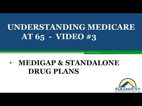 Understanding Medicare at 65 Video #3 - Medigap & Standalone Drug Plans