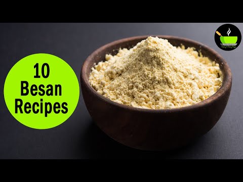 10 Easy Besan Recipes | Gram Flour Recipes | 10 dishes you can make with Besan at home | Breakfast