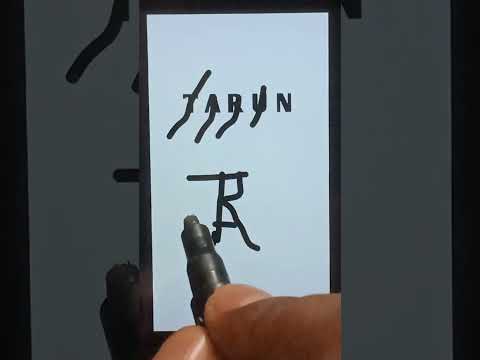 Tarun modern name logo 😱 next comment your name #shorts