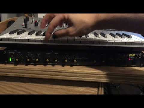 Korg SDD-1200 Stereo Digital Delay Rack Effects Unit 1980's | Reverb