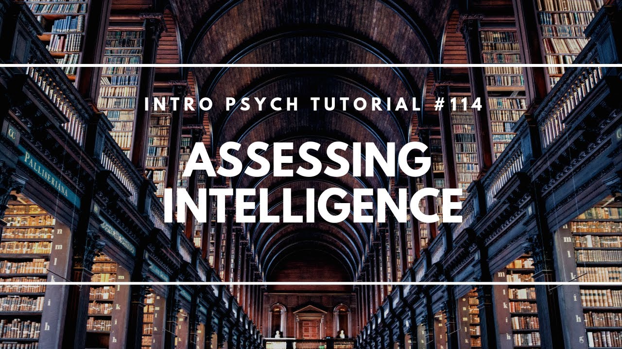 Assessing Intelligence (Intro Psych Tutorial #114)