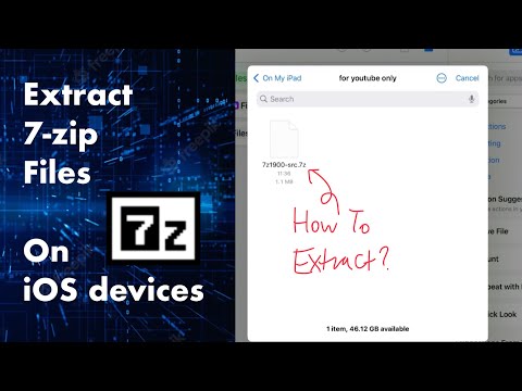 How To Extract 7z Files on iOS (COMPLETELY FREE!)
