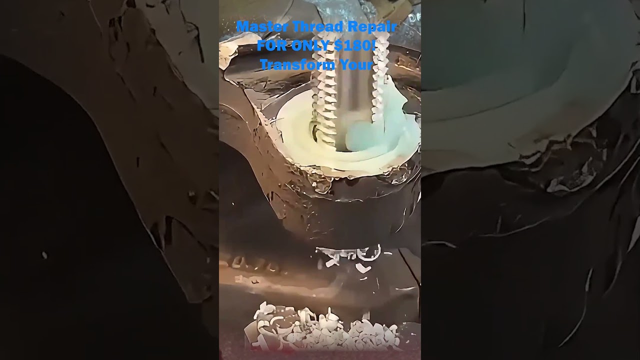 Master Thread Repair FOR ONLY $180! Transform Your Skills Today!