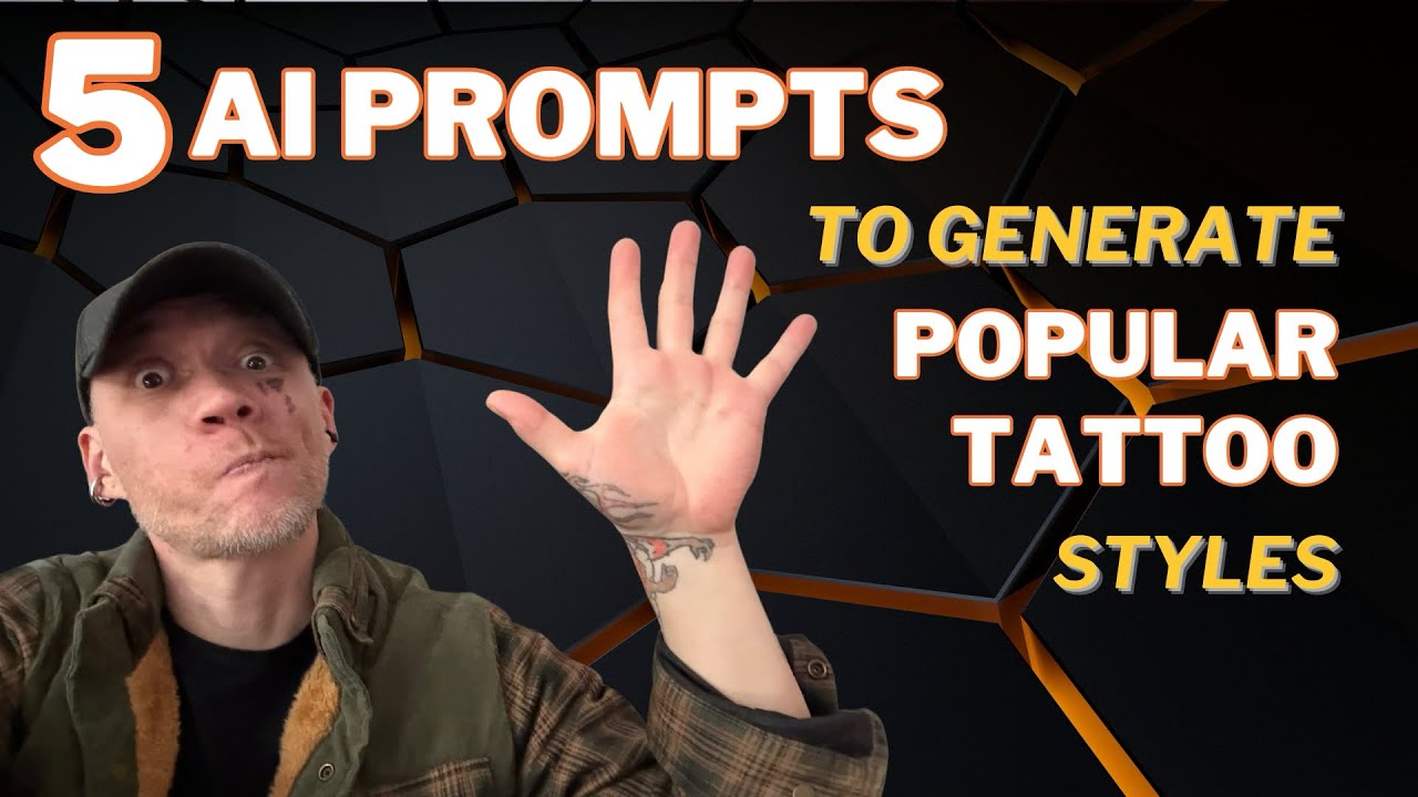 5 AI Art Generation Prompts For Tattoo Artists - Using AI For Tattoo Design #midjourney