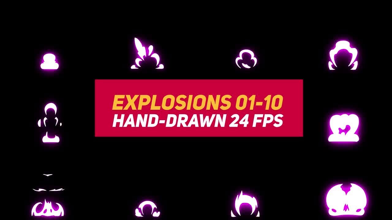 Liquid Elements Explosions 1-10 After Effects Templates