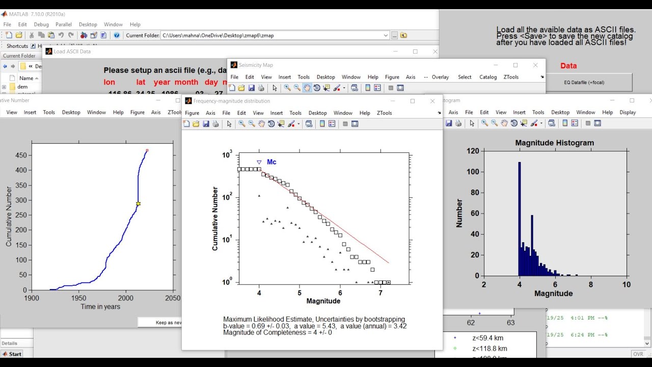 🔴 How to Analyze Earthquake Data with ZMAP | Step-by-Step Tutorial