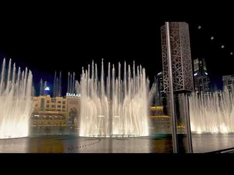 Dubai Fountain Show - Expo 2020 Theme song 4K