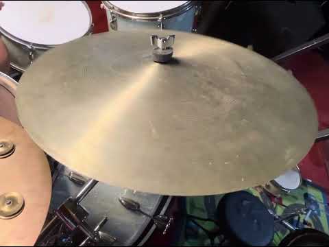 XE AJAHA 20 Inch Crash Ride Cymbal Vintage 60s 70s Nickel | Reverb