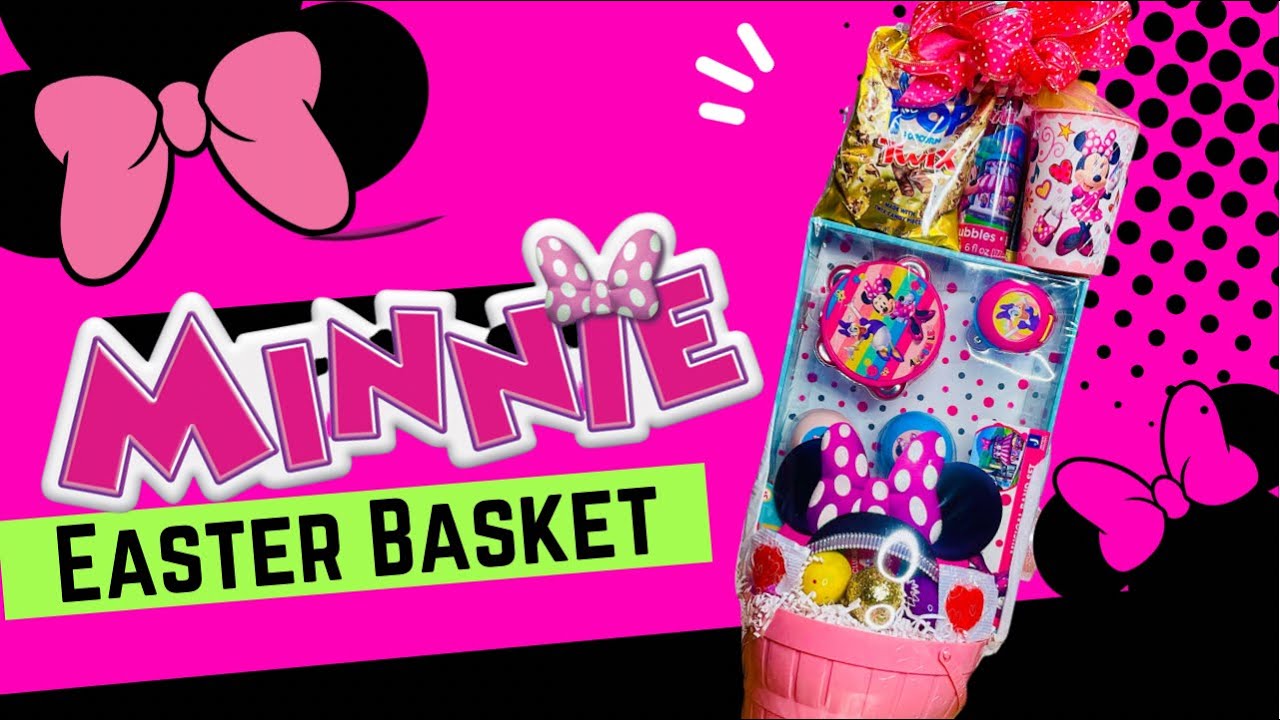 Minnie Mouse Easter Baskets | Simple yet Stunning ! #easterbaskets #giftbaskets