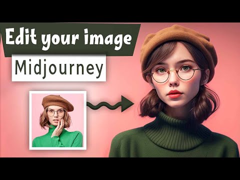 How to Upload and Edit Your Image with Midjourney using AI - الورشه