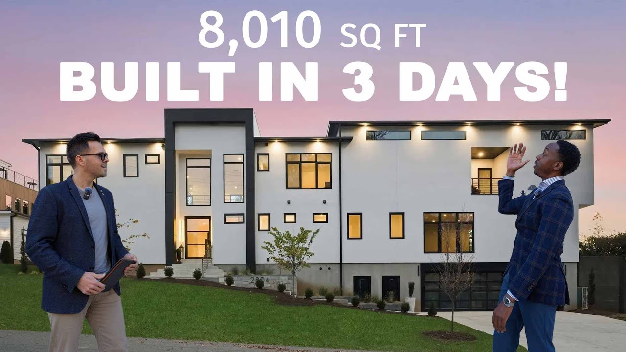 This 8,010 Sq Ft Luxury Modular Home Built in Just Days (Full Tour)