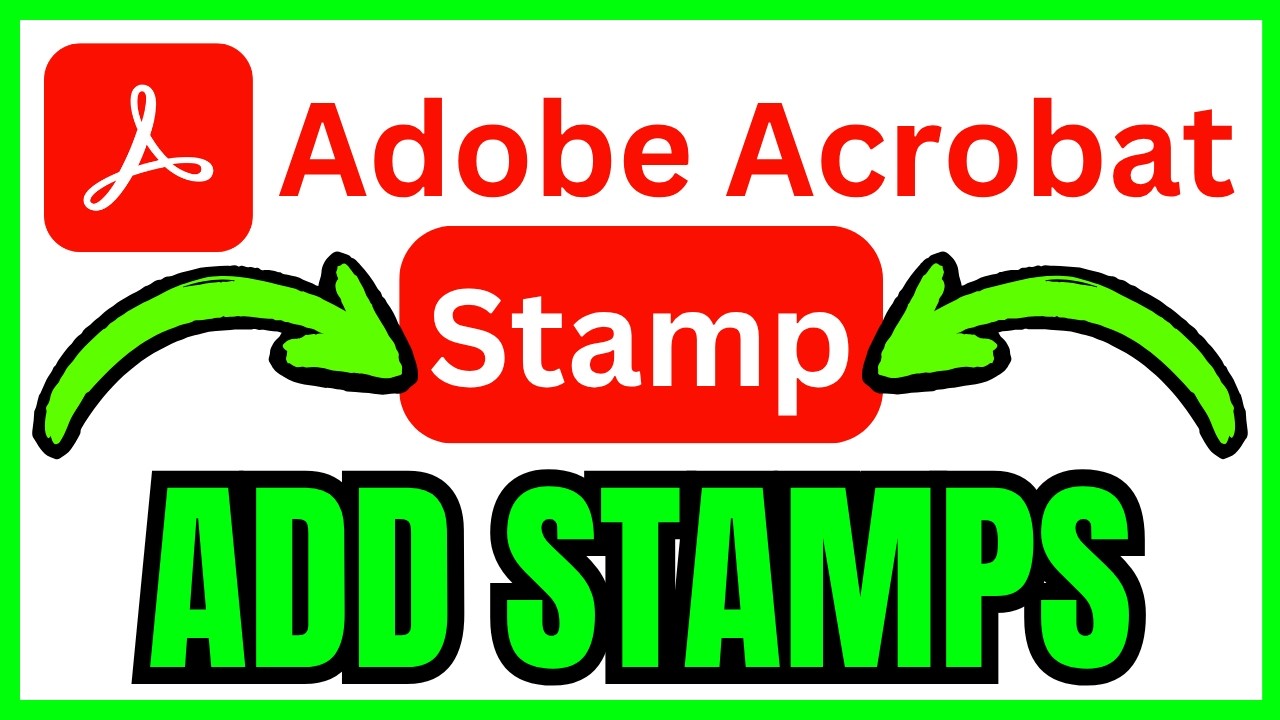 How To ADD STAMP In PDF File Adobe Acrobat (QUICK & EASY) 2026