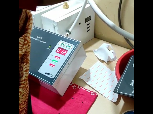 Medical Gas Alarming System - Digital Oxygen Gas Alarm for 1 Gas ...