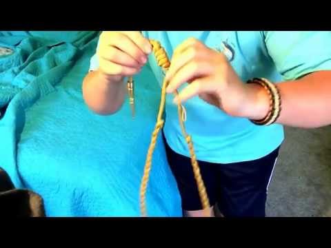 /swifty/preparation of a JROTC shoulder cord"how to"