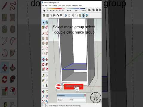quick cabinet design in #sketchup #sketchuptutorial #shortvideo #sketchup2021 #sketchup3d #ramadan